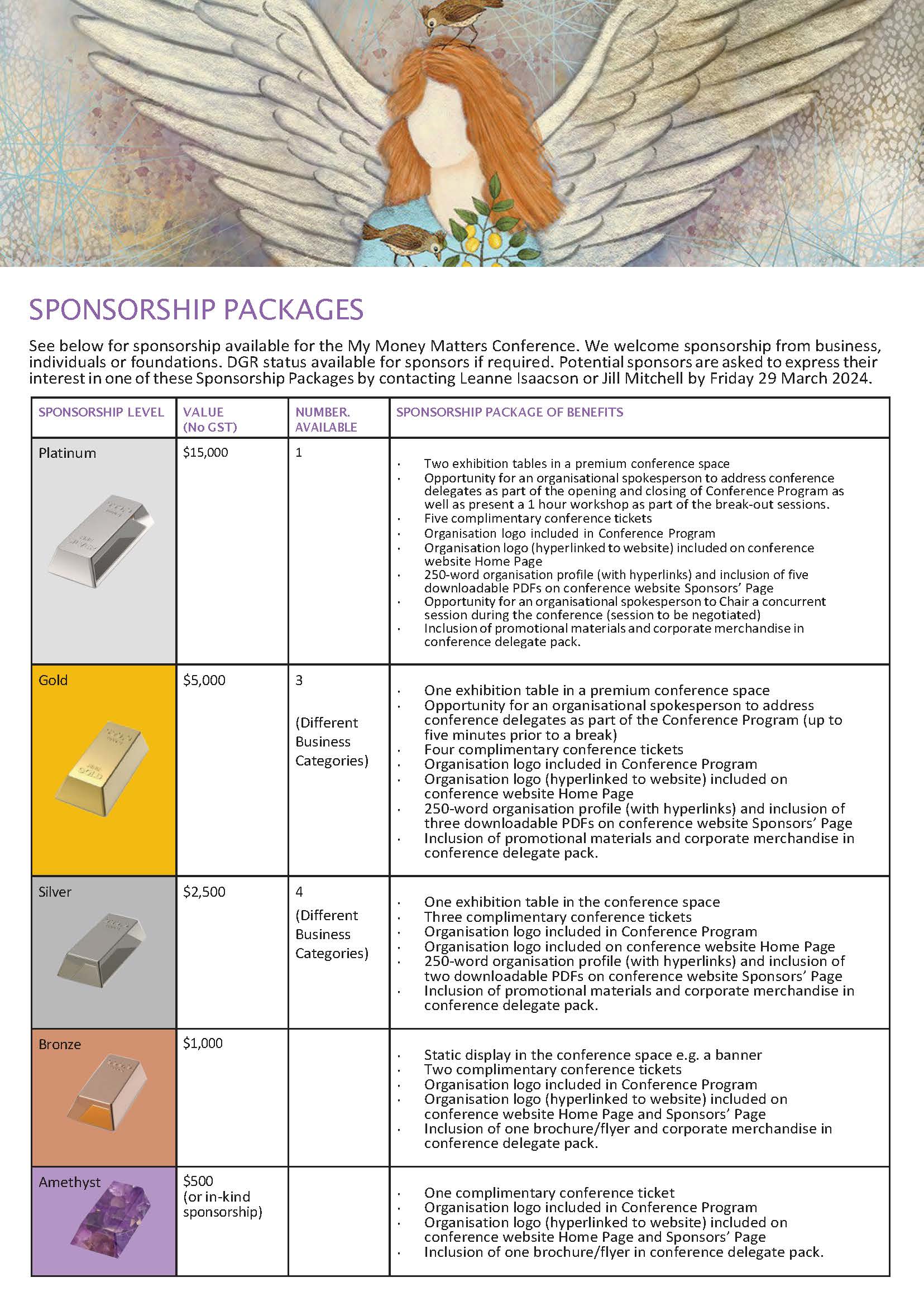 MMM Conference Sponsorship - Eastwood Community Centre - Cornucopia Club